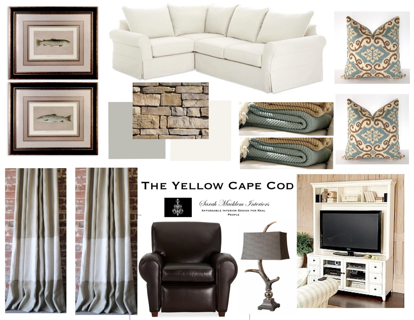 The Yellow Cape Cod: Rustic-chic Nature Inspired Lake Cottage