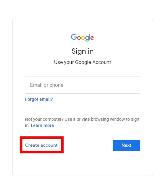 How To Create Google Account