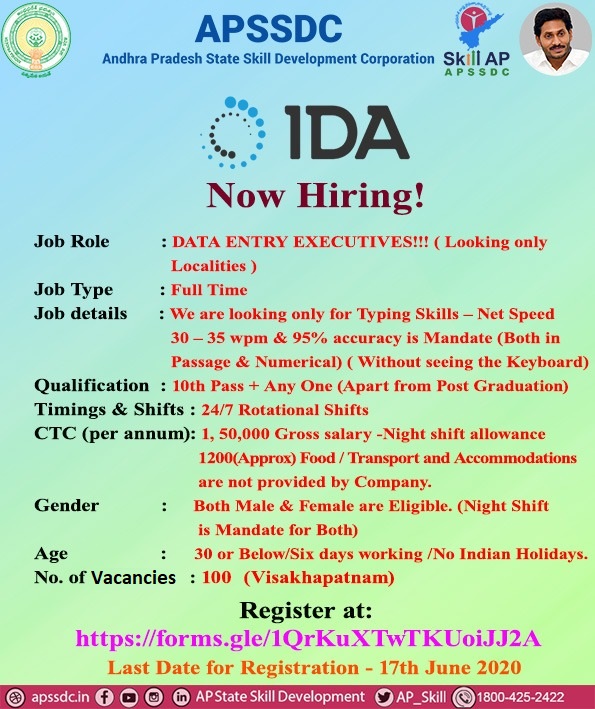 UDYOG ADDA: Job Opportunities at IDA Automation Pvt ltd DATA ENTRY ...