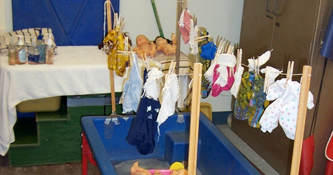 SAND AND WATER TABLES: Baby washing 2016