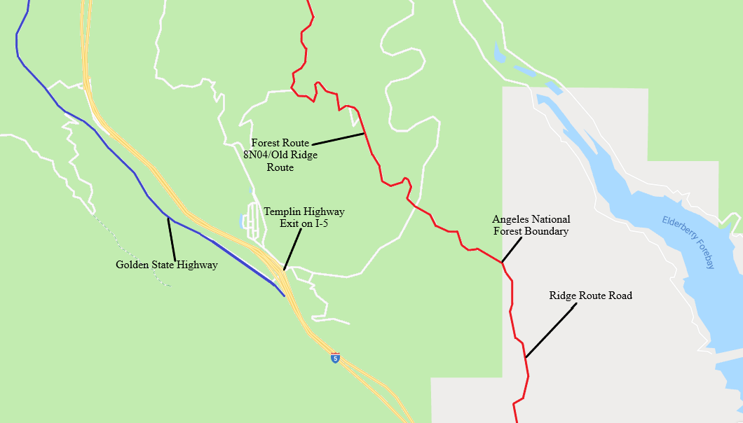 Legend of the Ridge Route; a history of crossing the mountains between ...