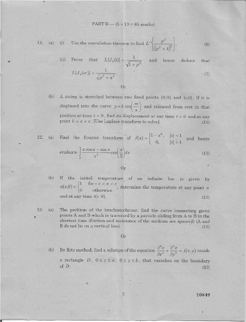 Anna University MA 5151-Advanced Mathematical Methods APRIL MAY 2019 ...