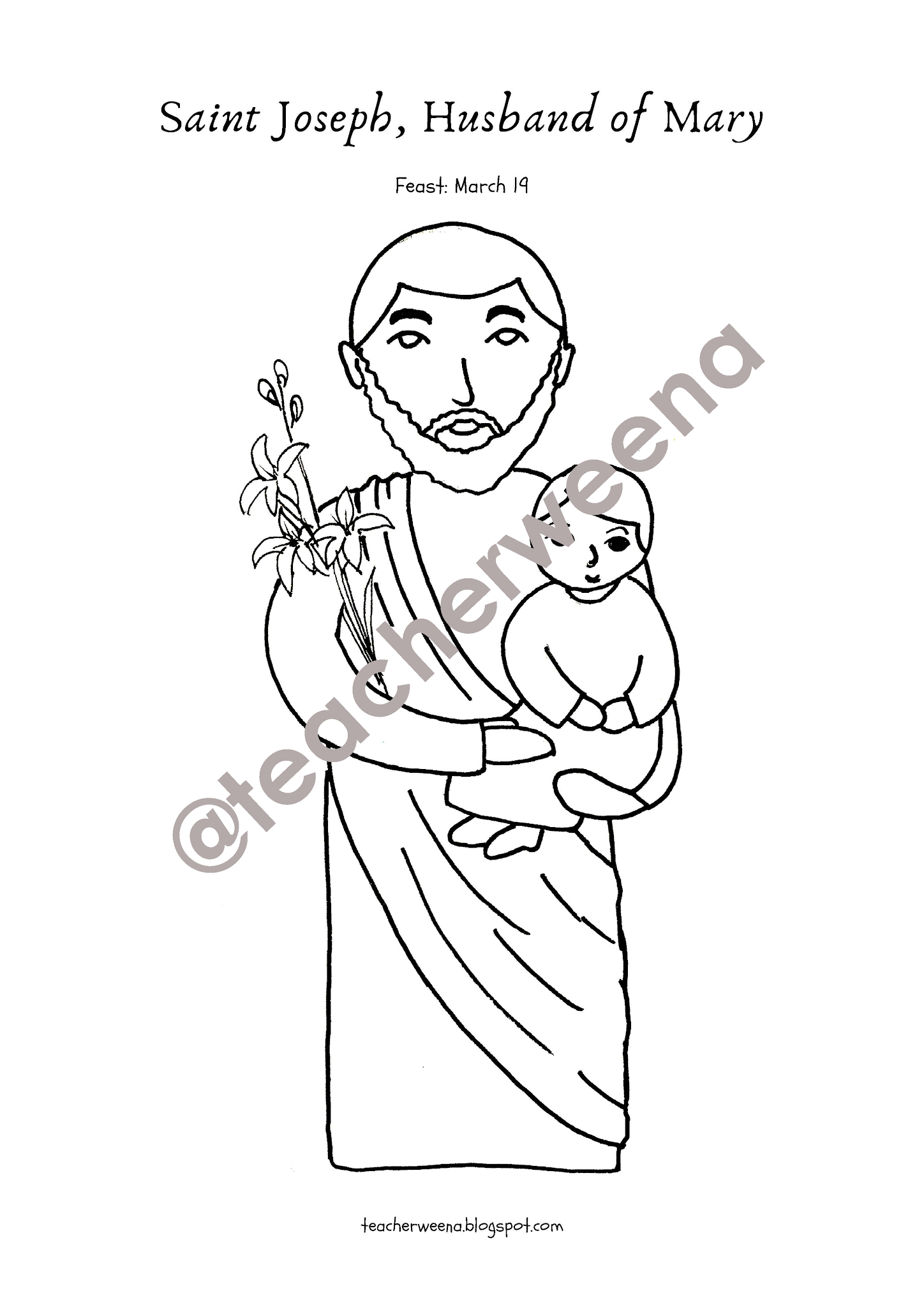 The Saints, Printables