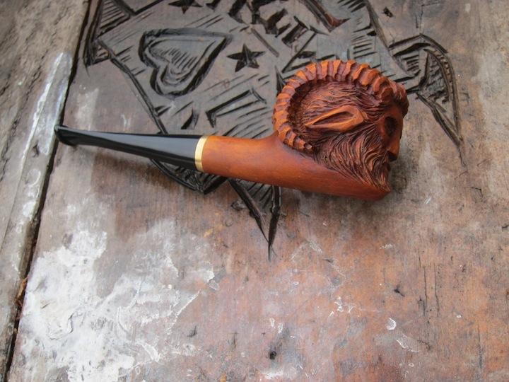 A new pipe. This one, a Satyr.