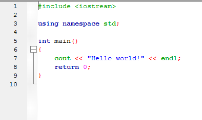 The first Program in C++. Using Code Blocks ~ CS Mentor