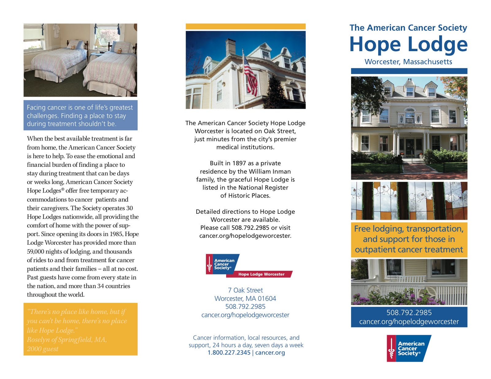 My Life Scanned: Hope Lodge Newsletter, Brochure, Fact Sheet, Skating ...