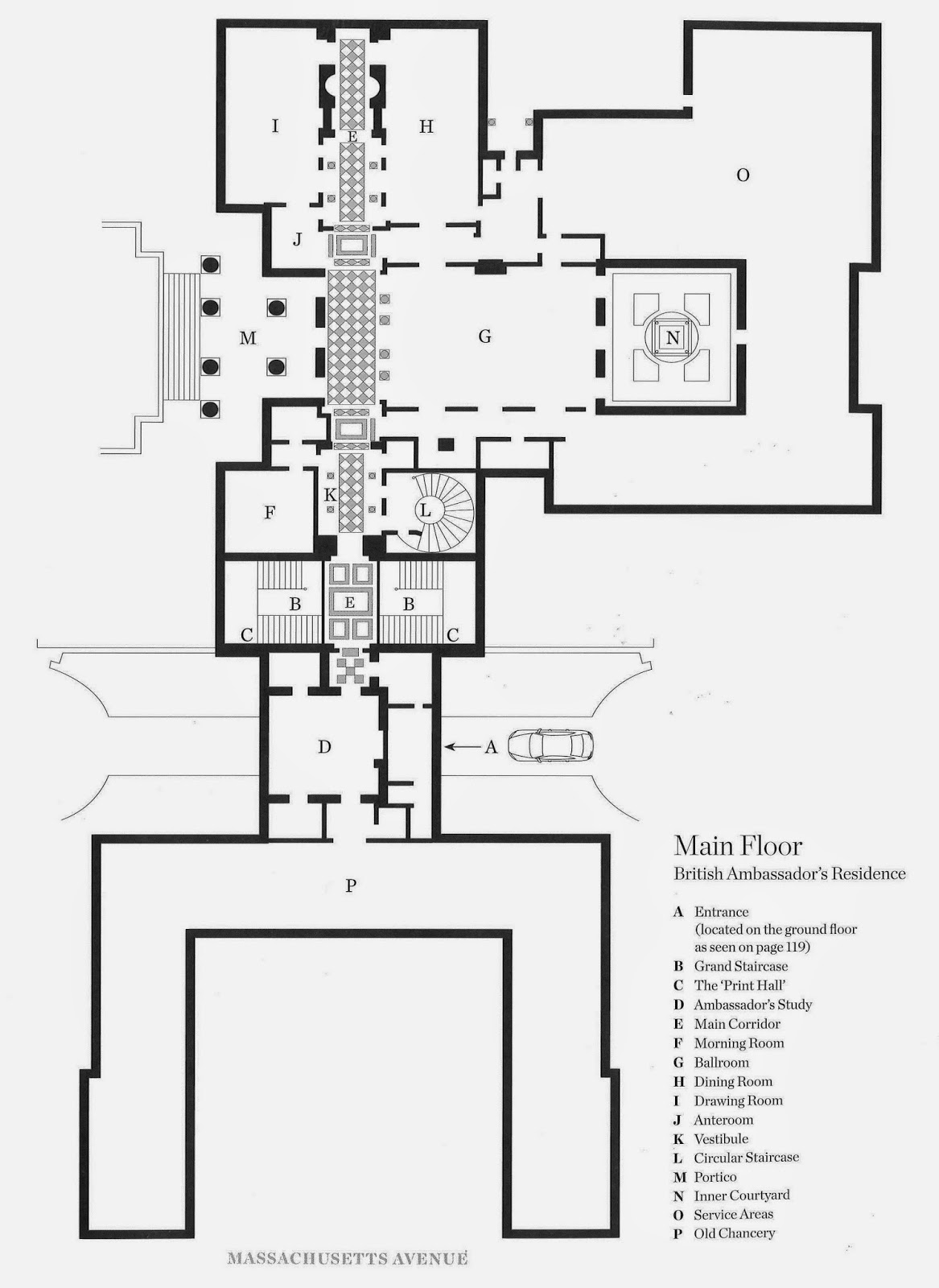 architect design™: Lutyen's British Embassy public spaces