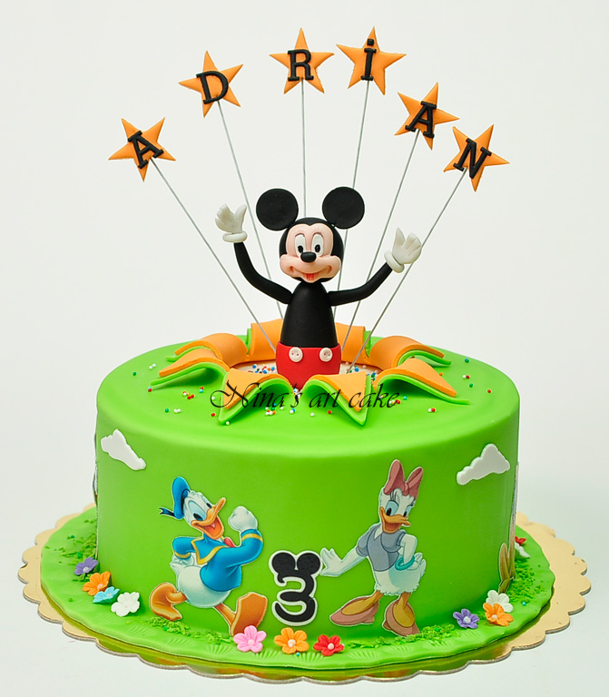 Nina's Art Cake: Tort "Mickey Mouse"