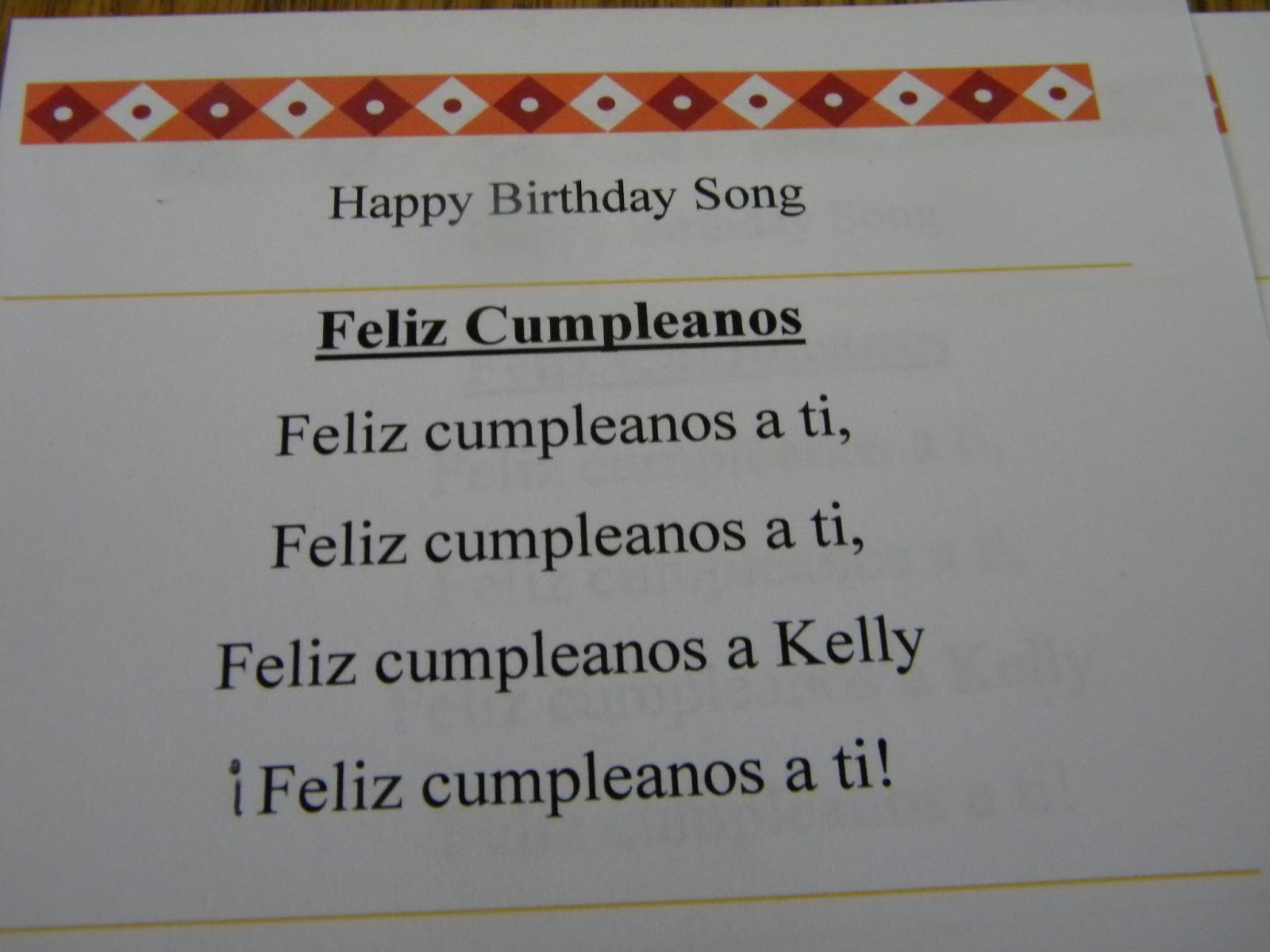 "Be The One" : Review: Spanish For You