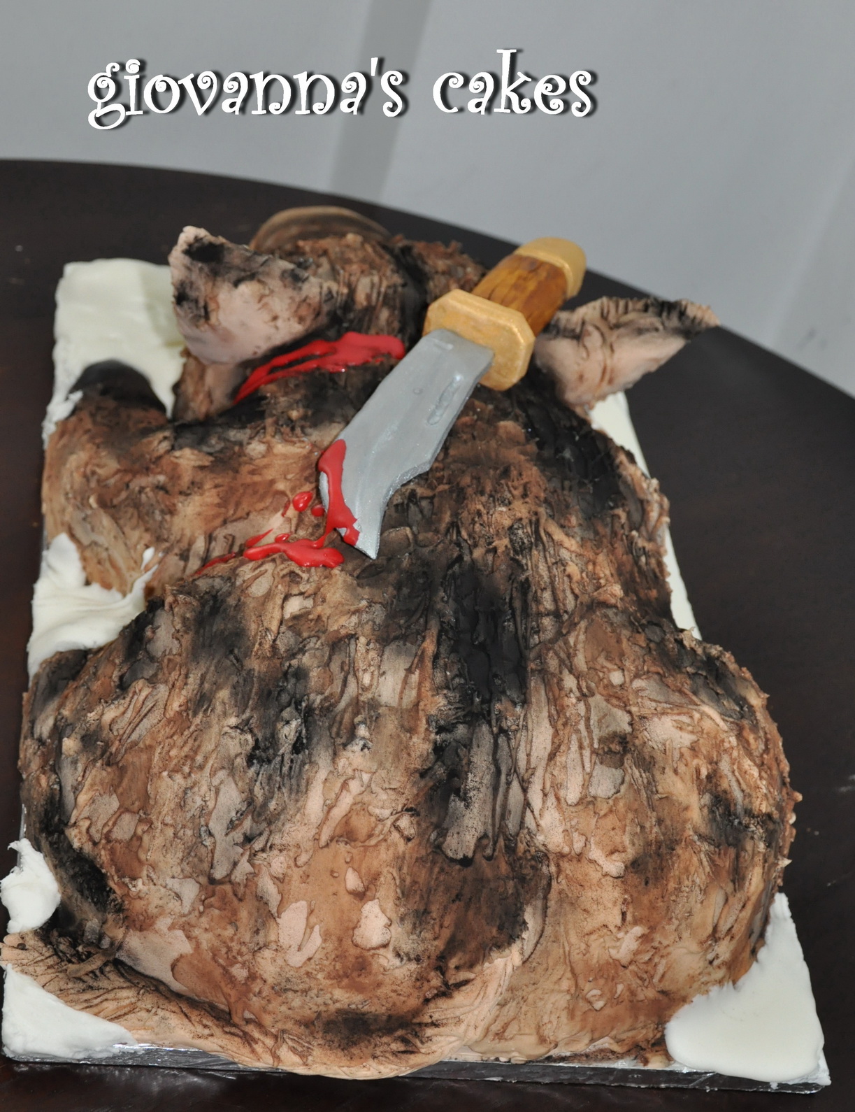 giovanna's cakes: Wild hog cake