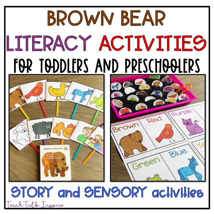 Brown Bear Brown Bear Activities for Toddlers and Preschoolers | Teach ...