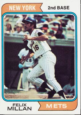 Felix Millan: 1973 N.L. Champion Mets Second Baseman (1973-1977)