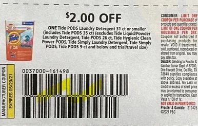 Tide Pods Coupon Deal 5/23-5/29 | CVS Couponers