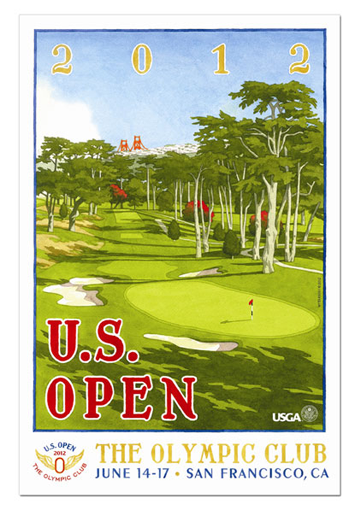 The Pink Chalkboard: U.S. Open Artwork