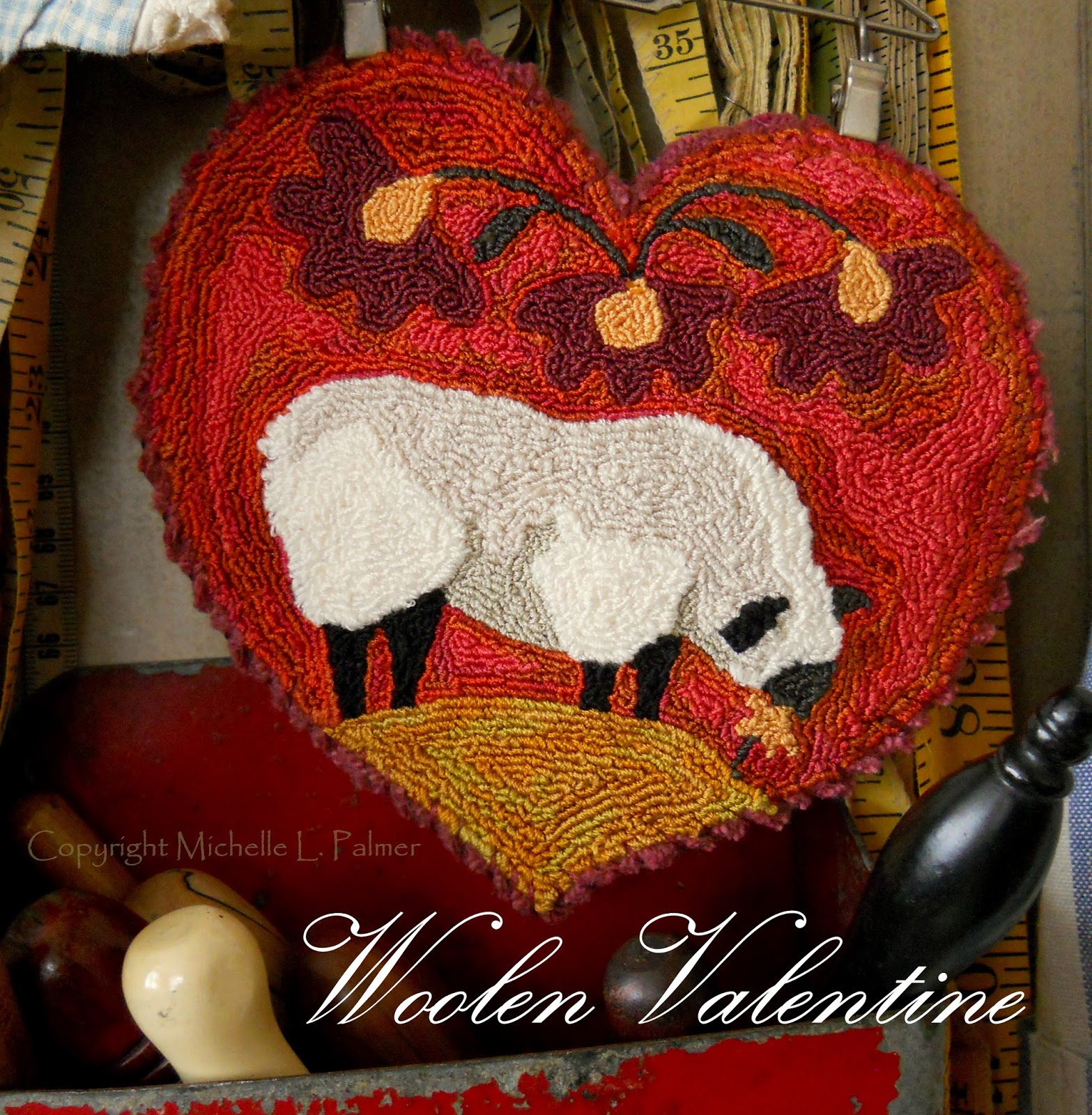 Michelle Palmer: Valentine Punch Needle~