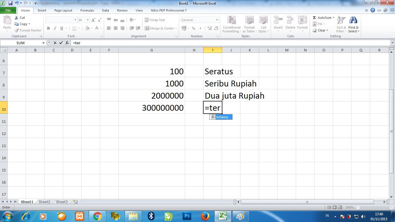 Cara Membuat Fungsi Terbilang di Microsoft Excel 2010 - Vendidit Blog Cara Membuat Fungsi Terbilang di Microsoft Excel 2010 - Vendidit Blog