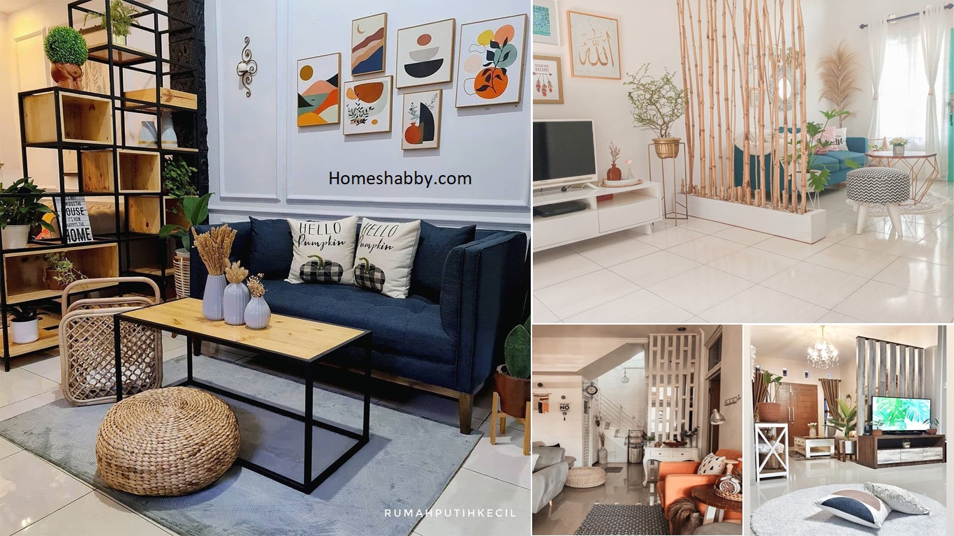 Inspirasi Dekorasi Ruang Tamu dengan Partisi, Buat Ruangan Lebih Rapi ...