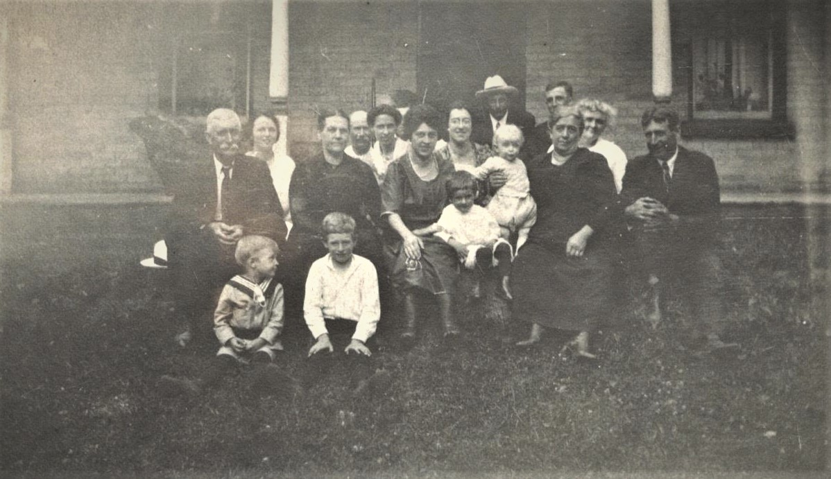 Culbert Family History: Group Photo of Richard Culbert, His Niece ...