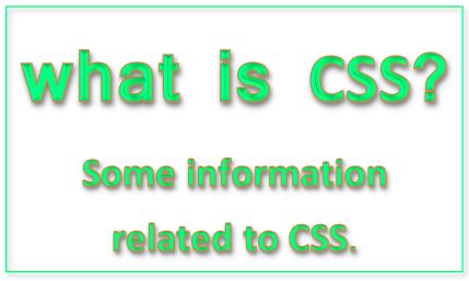 What is CSS? Learn about it. - Dharmendrakr