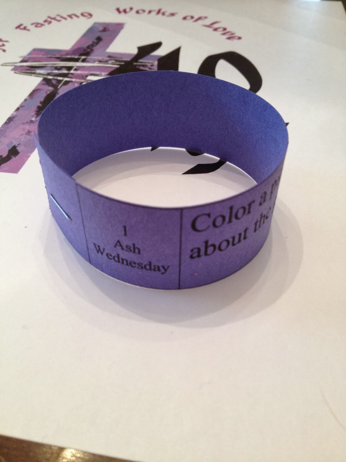 Medieval Mama: Lent Prayer Chain