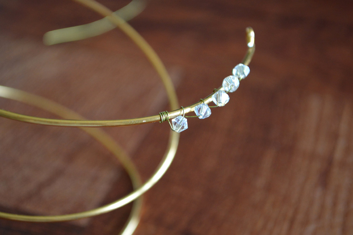 diy: Gilded Arm Cuff