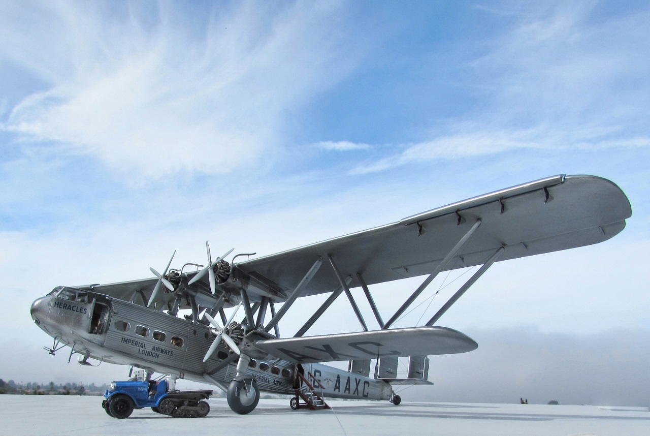 Handley Page H.P.42 Heracles - Modified Contrail vacuform 1/72nd scale ...