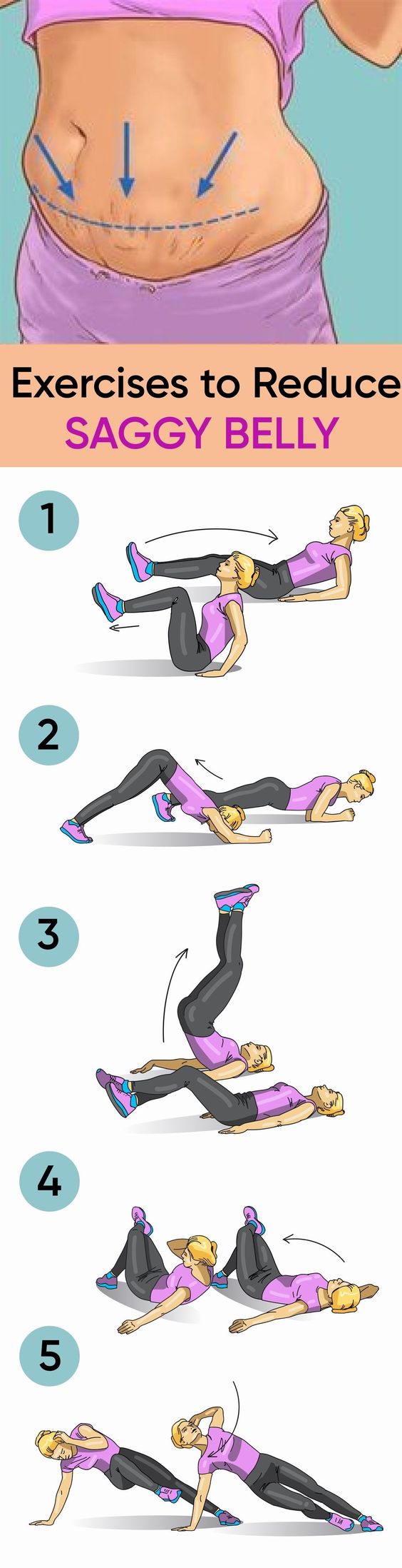Daily Sagging Tummy Tightening Exercises