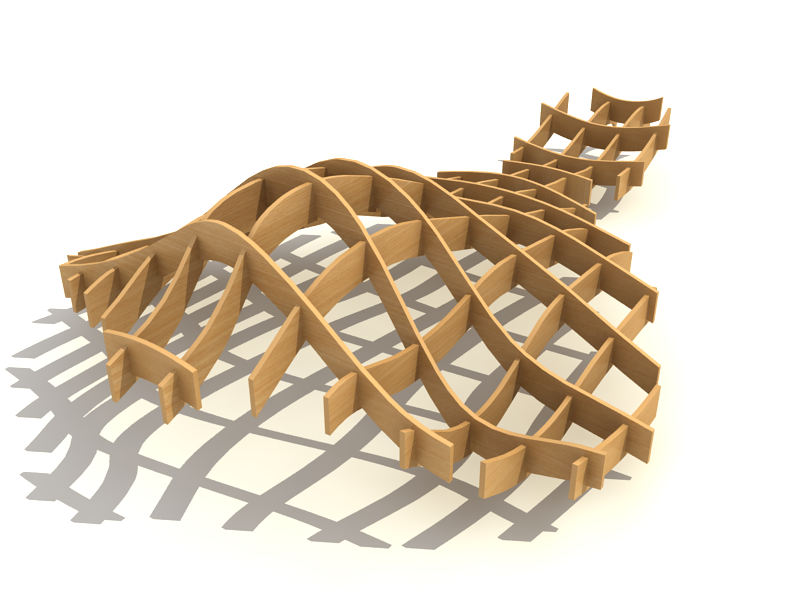 LAMM ARQUITECTURA: ESTRUCTURA DE WAFFLE