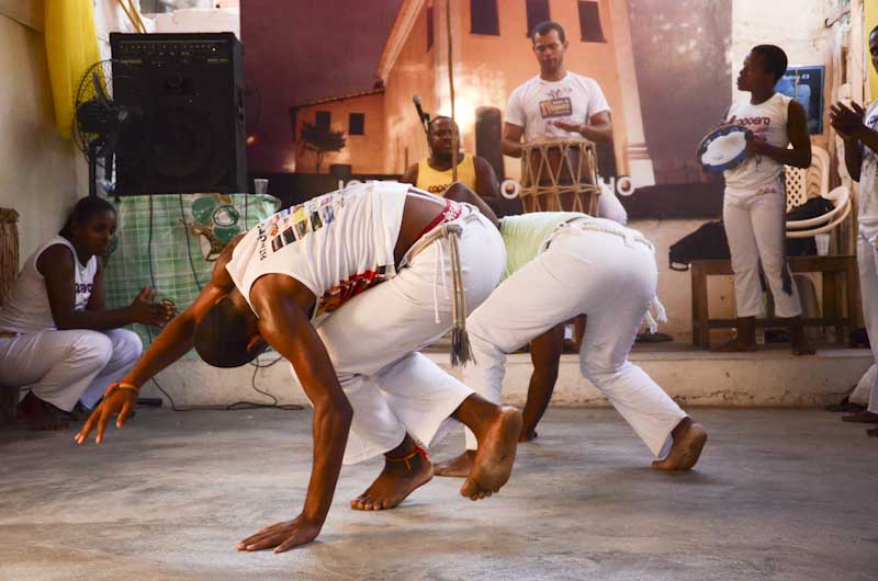 Grupo de Capoeira Raízes na Casa do Samba de D. Dalva