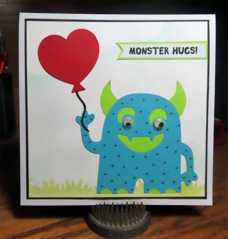 Brenda's Scraps of Life: Monster Hugs!
