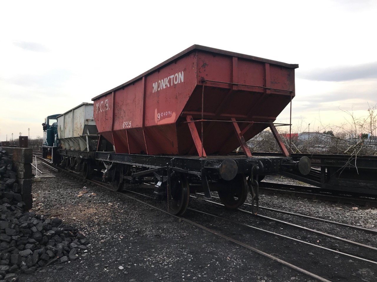 North Tyneside Steam Railway: New coal hoppers
