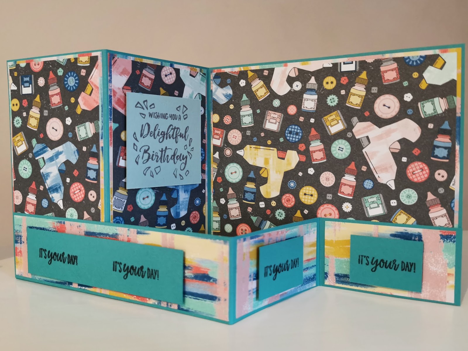 An Easy Z Fold Card for You to Make for Any Occasion