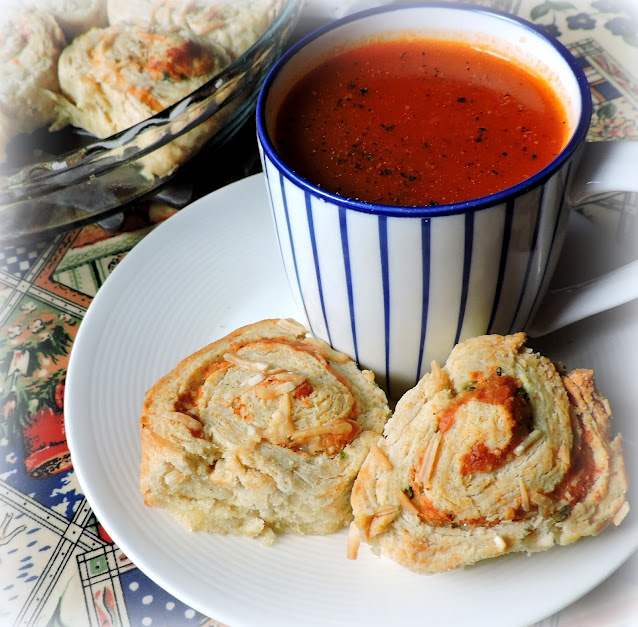 Cheese & Garlic Scrolls | The English Kitchen