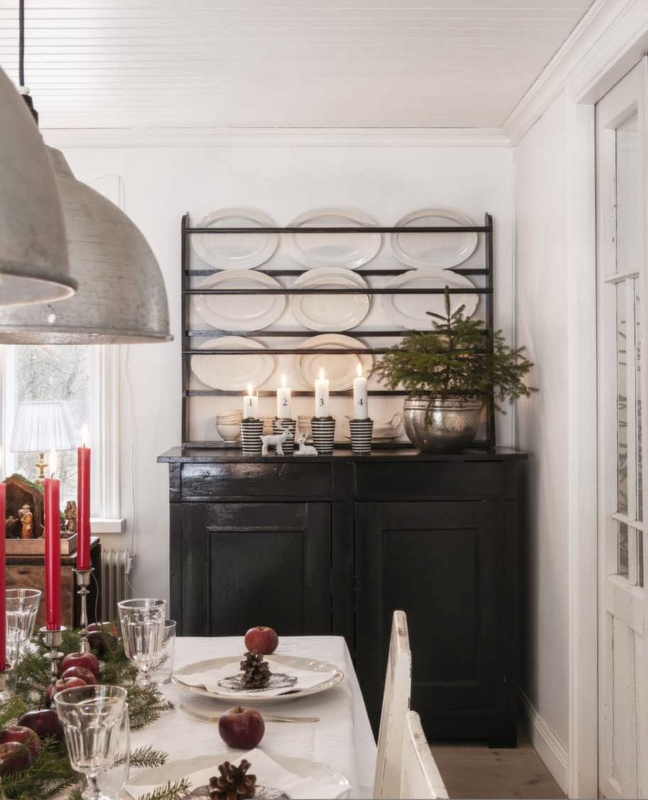 Keltainen talo rannalla: Kaunis joulukoti