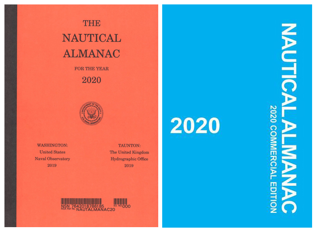 David Burch Navigation Blog: Air Almanac Compared to Nautical Almanac