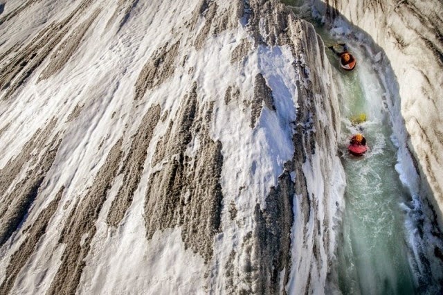 Body Boarding Down A Glacier Is The Coolest Type Of Insanity Ever ...