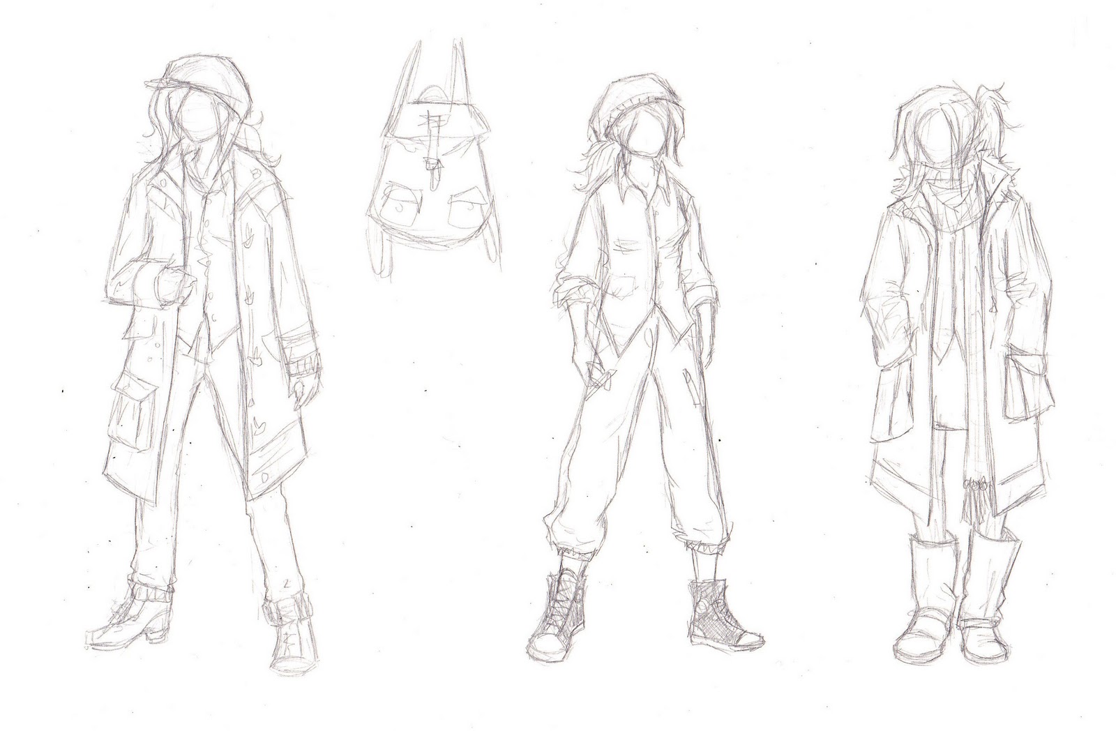 Interactive Narrative: Designs (Main Characters)