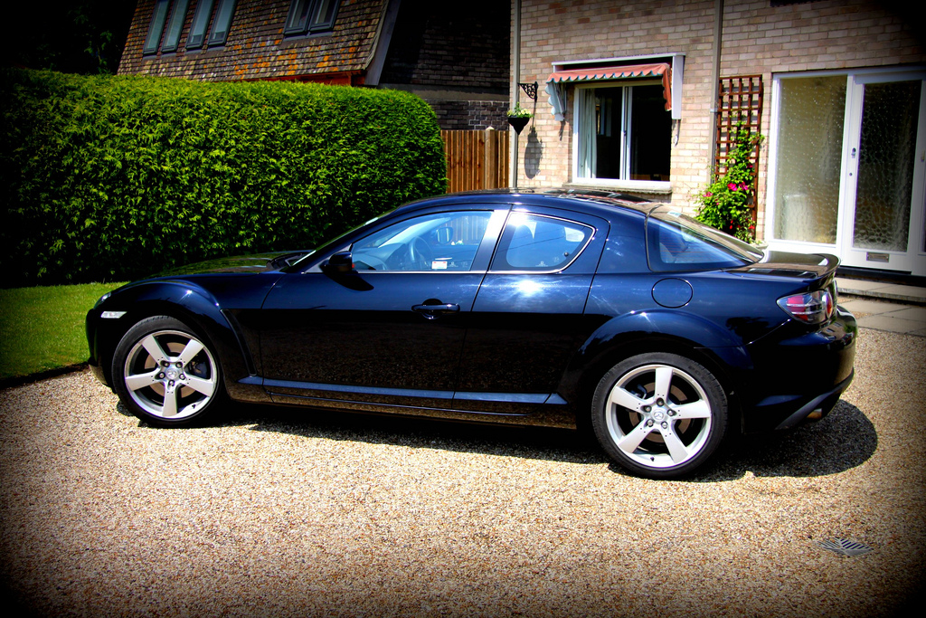 Mazda RX 8 With Black Elegant Color
