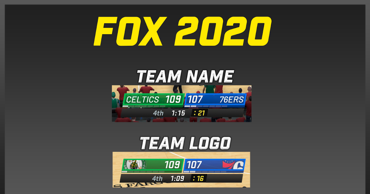 NBA 2K20 2021 Fox Scoreboard by Karinge - Shuajota: NBA 2K24 Mods ...