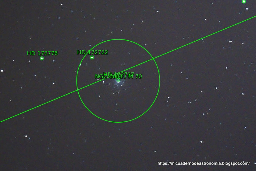 Mi cuaderno de Astronomia : Messier 70