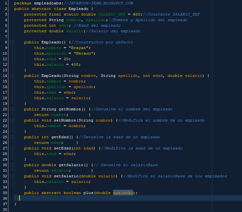 CLASES ABSTRACTAS | JavaBook