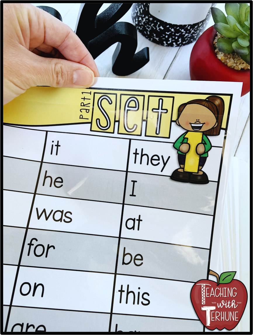 Teaching With Terhune: Sight Word Assessments for RTI/Progress Monitoring