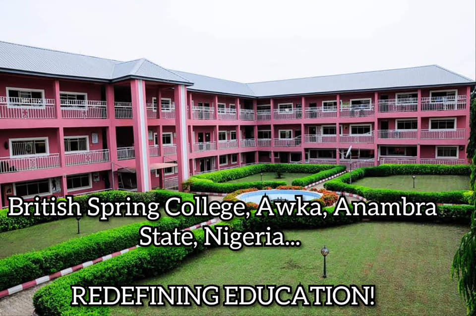 British Spring College, Awka 2019/2020 Admission Window