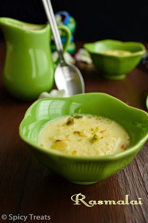 Spicy Treats: Rasmalai Recipe / Homemade RasMalai Recipe