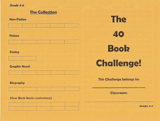 The Absent Librarian: 40 Book Reading Challenge ... for elementary students