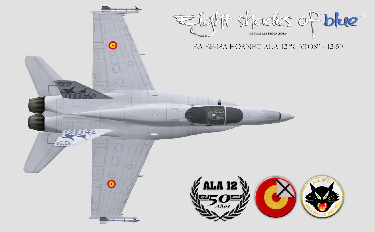 Eight Shades of Blue: Ejército del Aire Ala 12 EF-18A Hornet