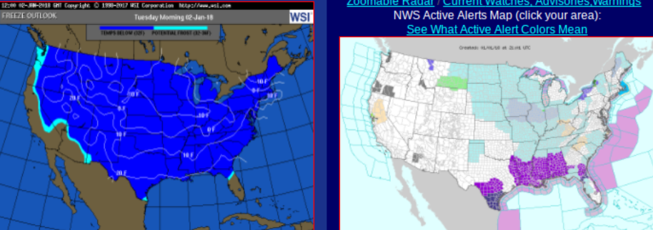 Hurricane Harbor: Southern Snow? Florida Snow? Winter Weather .. Low ...
