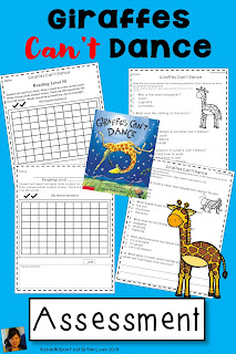 First Grade Love: 9+ Activities Giraffes Can't Dance Questions and ...