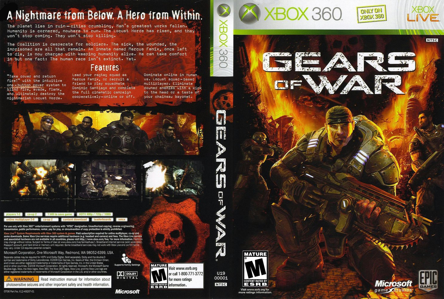 RGH360LTU XBOX 360 GEARS OF WAR rgh360ltu-xbox-360-gears-of-war