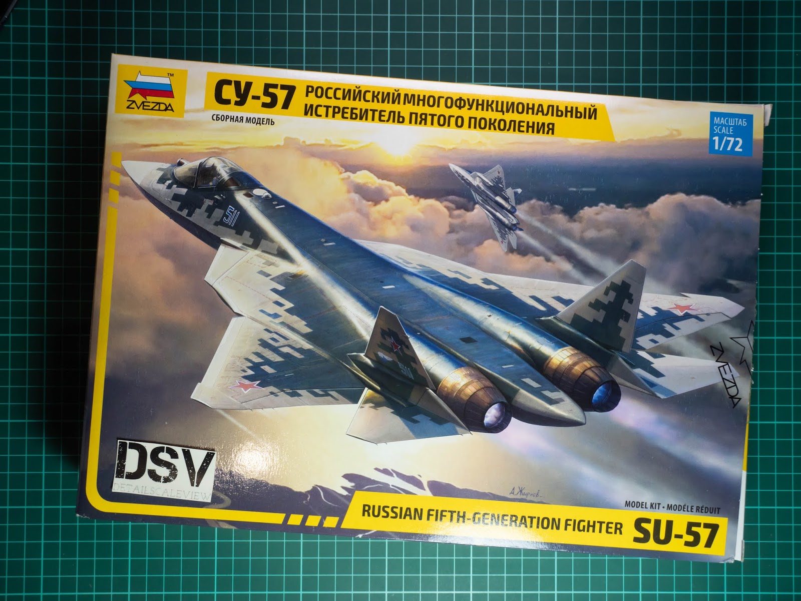 Zvezda 1/72 Su-57 (7319) - DetailScaleView